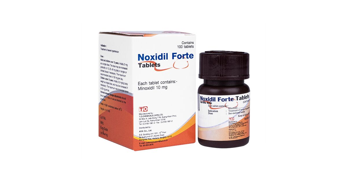 ノキシジル10mg100錠（Noxidil Forte 10mg）｜効果｜後払い可｜Yokohama Media メディカル