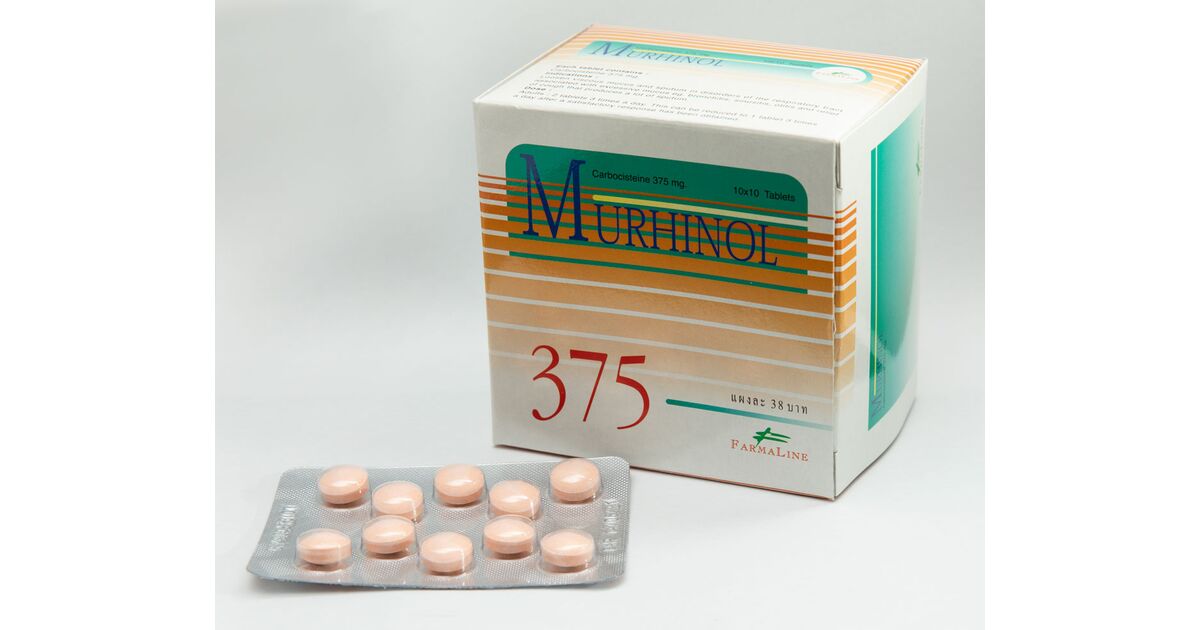 MURHINOL（ムコダインジェネリック）375mg100錠｜効果｜後払い可｜Yokohama Media メディカル